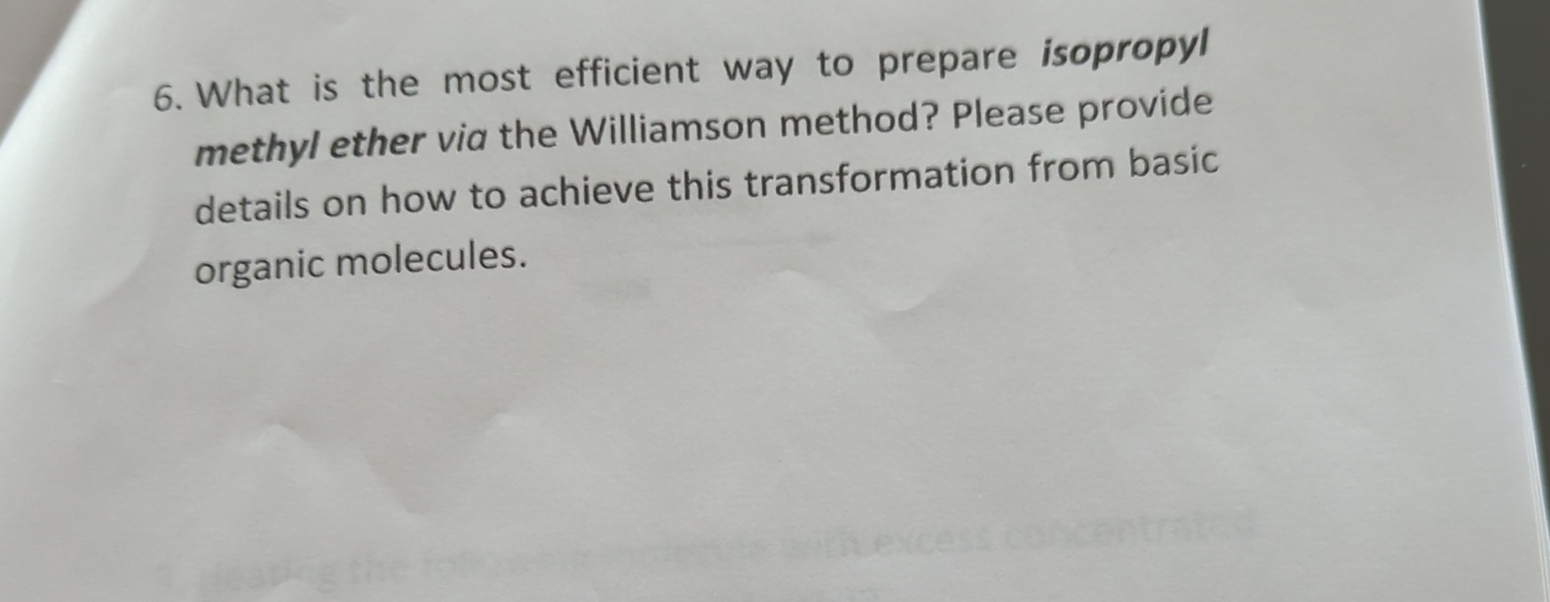 What is the most efficient way to prepare isopropyl | Chegg.com