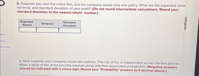 Solved d. What are the expected value, variance, and | Chegg.com