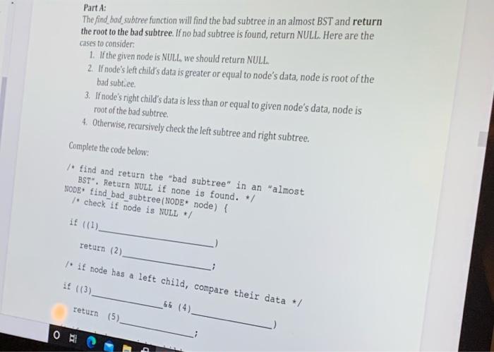 Solved Recall that in a binary search tree (BST), values | Chegg.com