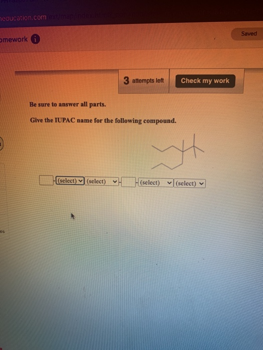 Solved neducation.com Saved Omework 6 3 attempts left Check | Chegg.com Solved neducation.com Saved Omework 6 3 attempts left Check | Chegg.com
