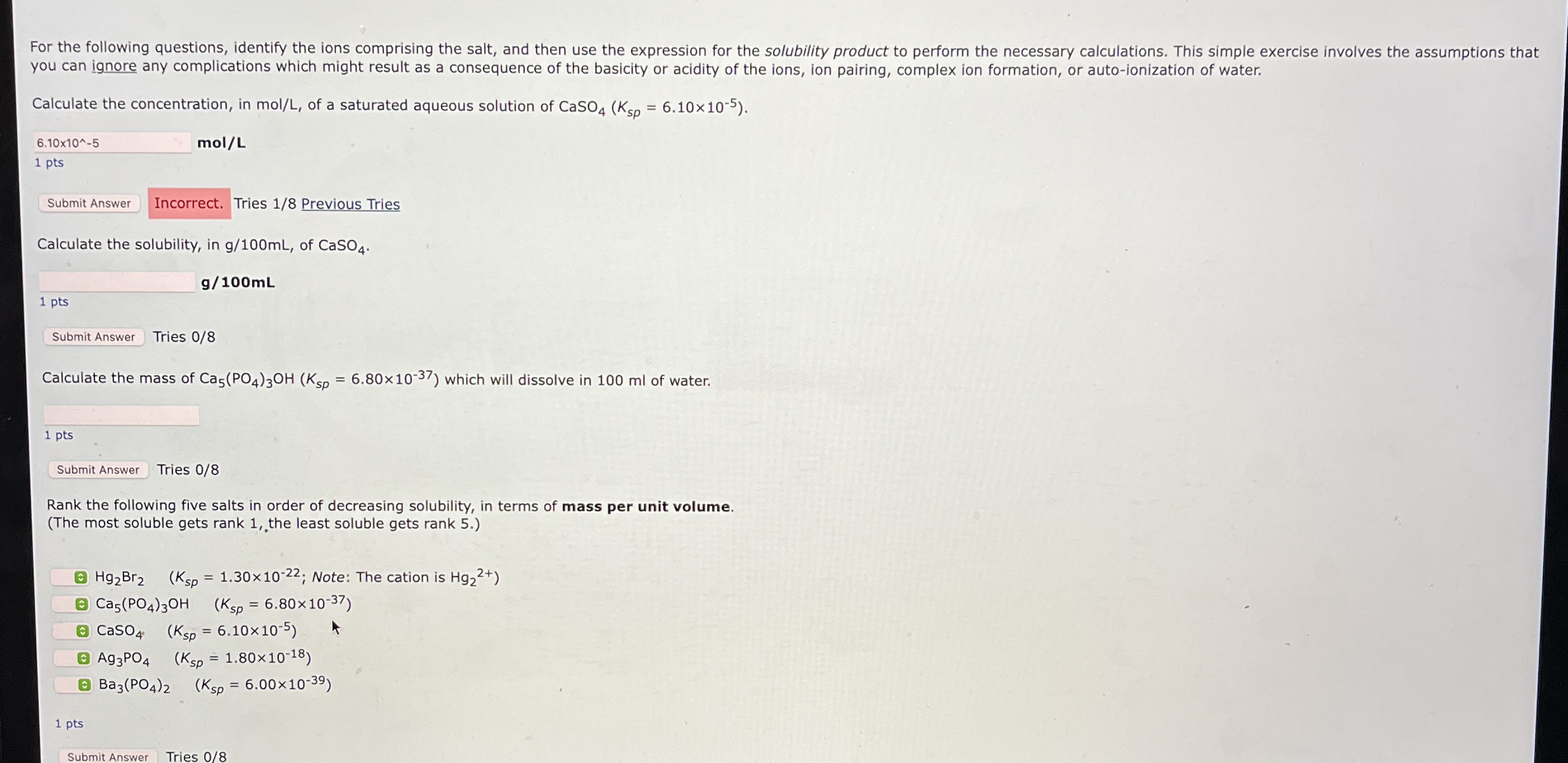 Solved For the following questions, identify the ions | Chegg.com