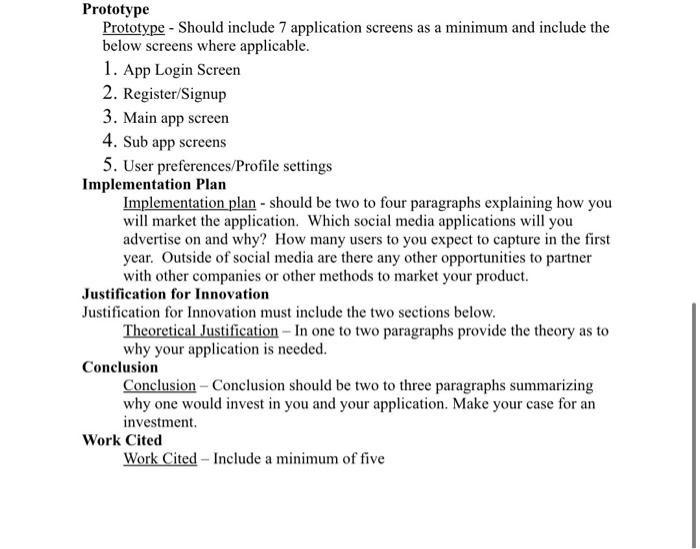 Solved Prototype Prototype - Should include 7 application | Chegg.com Solved Prototype Prototype - Should include 7 application | Chegg.com