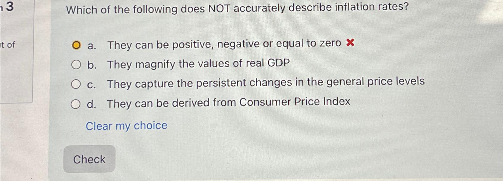 Solved 3Which of the following does NOT accurately describe | Chegg.com