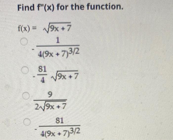 Solved Use implicit differentiation to find d2y/dx2 x2−y3=8 | Chegg.com