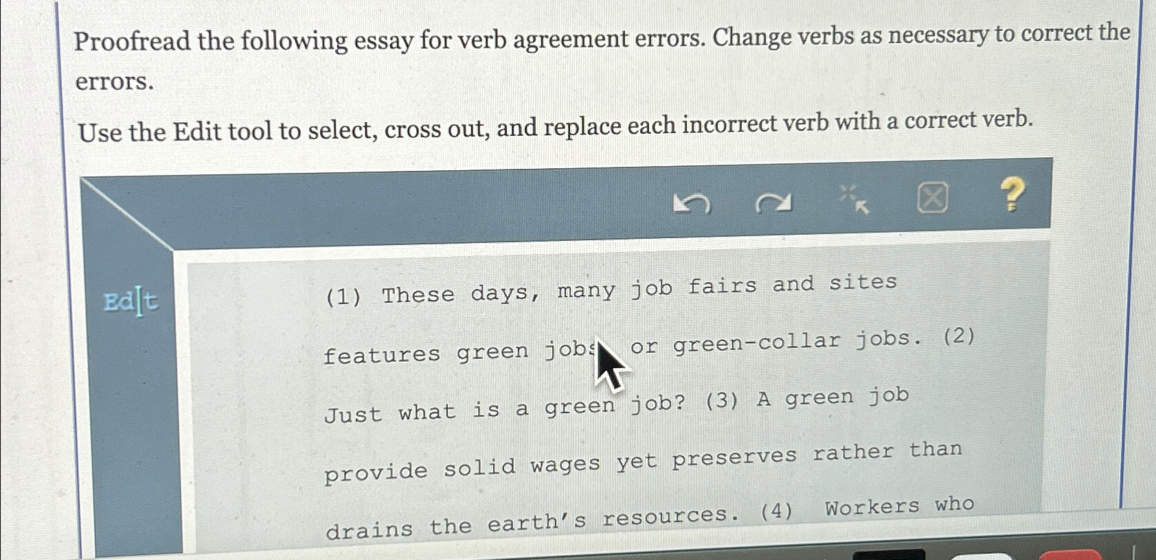 Solved Proofread the following essay for verb agreement | Chegg.com