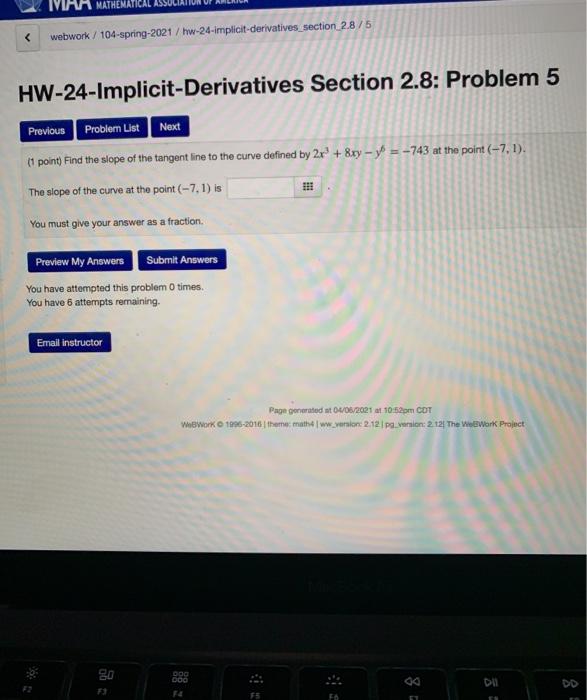Solved MATHEMATICAL webwork / 104-spring-2021/ | Chegg.com Solved MATHEMATICAL webwork / 104-spring-2021/ | Chegg.com
