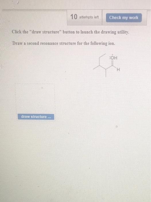 Solved 10 attempts left Check my work Click the "draw | Chegg.com