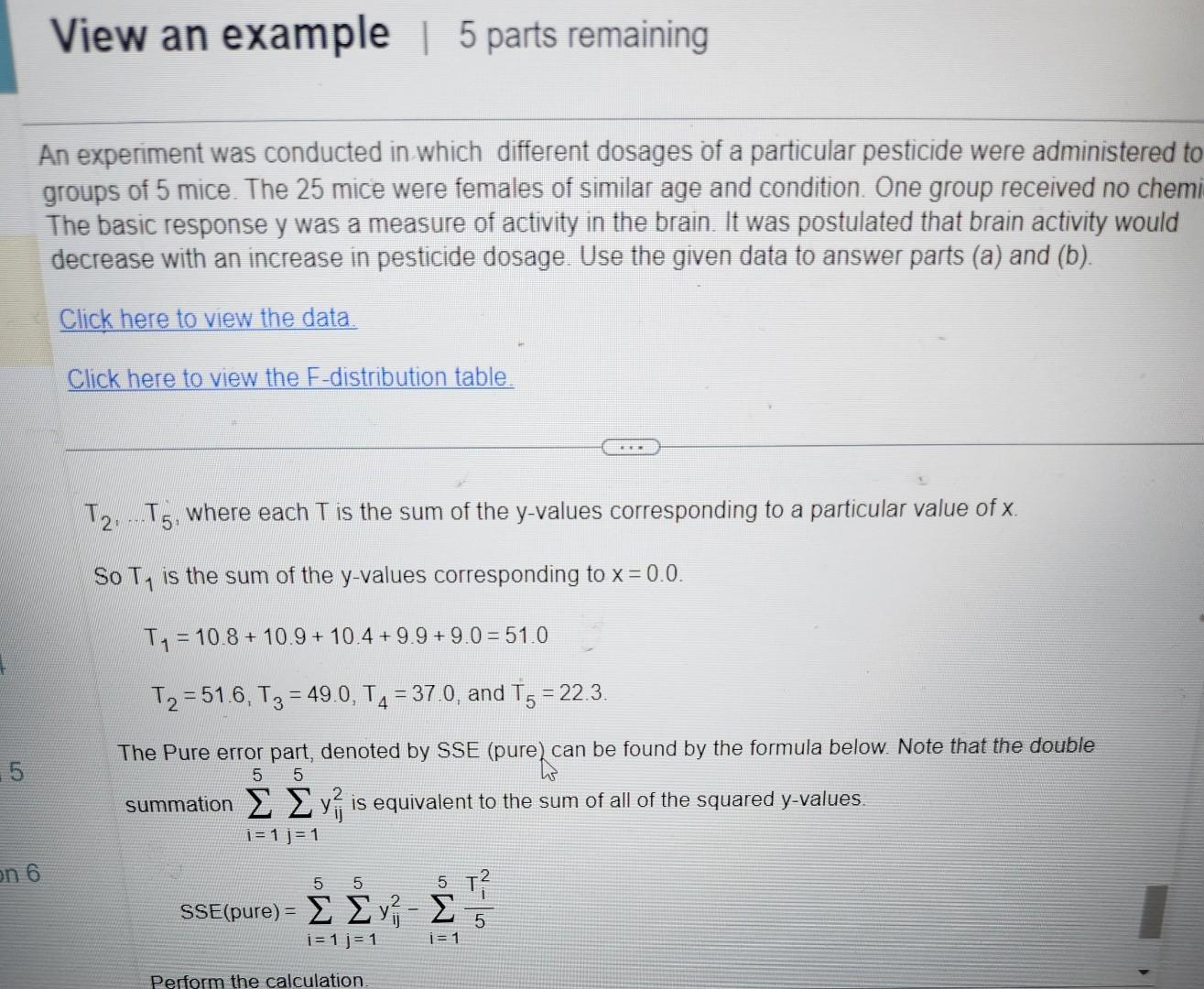 Solved An experiment was conducted in which different | Chegg.com