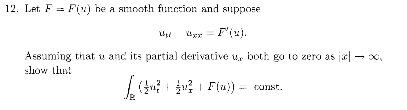 Solved Let F=F(u) be ﻿a smooth function and | Chegg.com