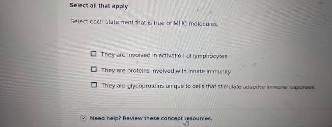 Solved Select all that applySelect each statement that is | Chegg.com