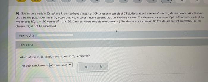 Solved IQ: Scores on a certain 1Q test are known to have a | Chegg.com
