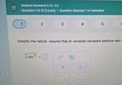 Solved 23Simplify the radical. Assume that all variables | Chegg.com