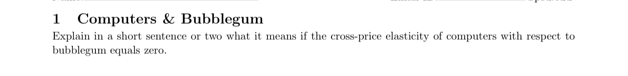 Solved 1 ﻿Computers & BubblegumExplain in a short sentence | Chegg.com