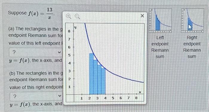 Solved Suppose f(x)=x13 (a) The rectangles in the graph on | Chegg.com