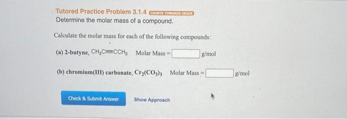 Solved Tutored Practice Problem 3.1.4 COUNTS TOWARDS CHARES | Chegg.com