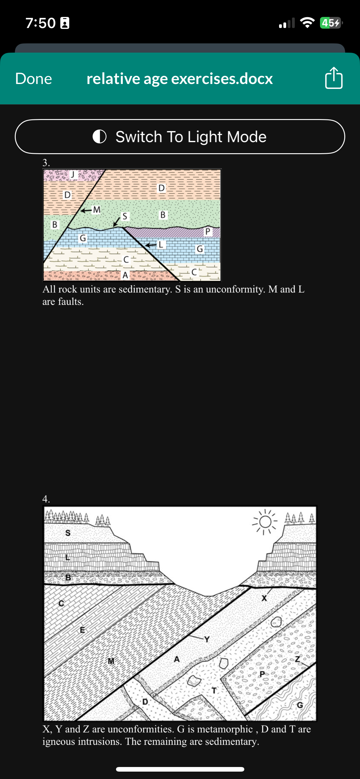Solved GLS100 ﻿Dynamic Earth Lab: Geologic Time-Relative | Chegg.com
