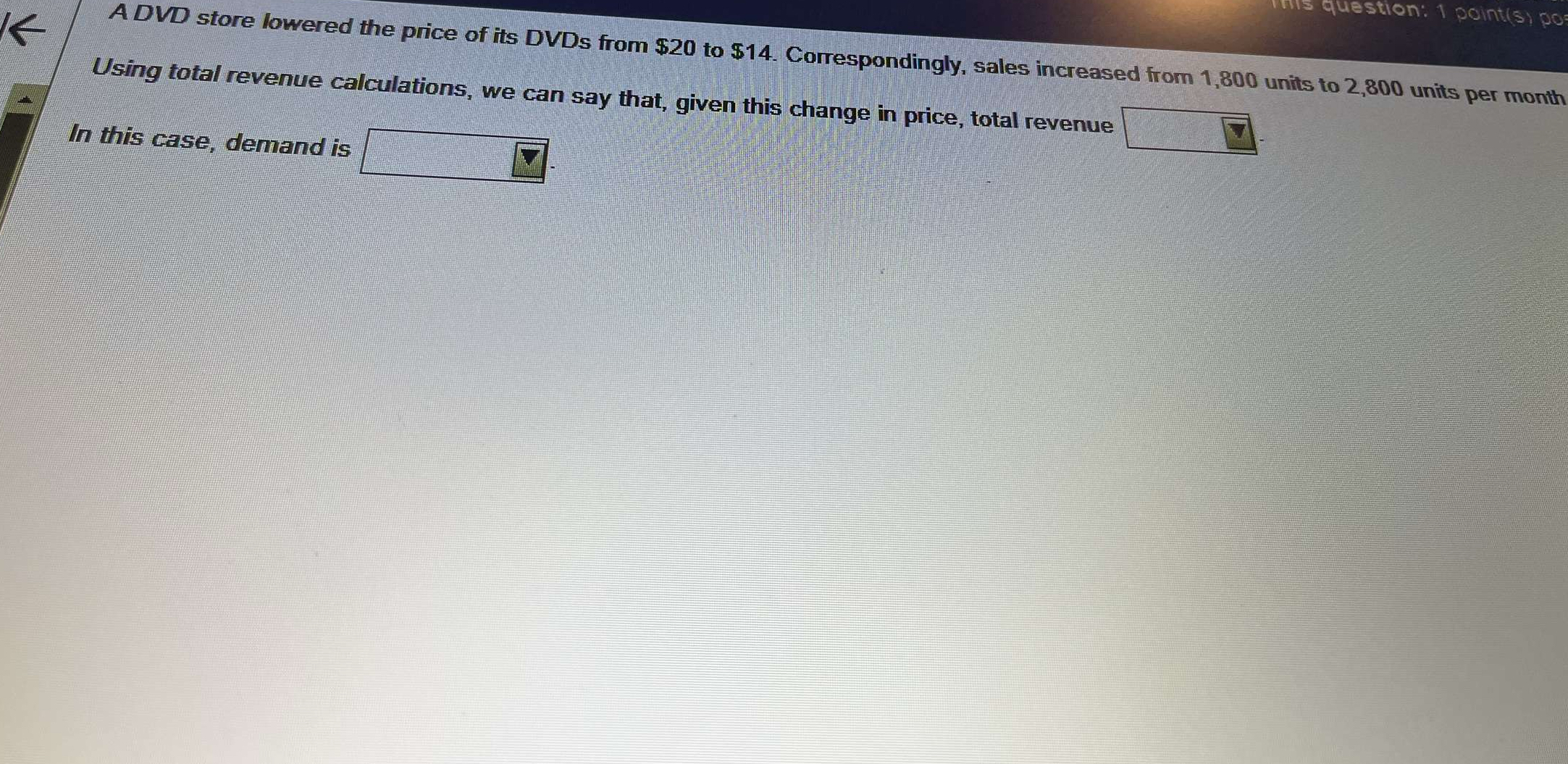 Solved A DVD store lowered the price of its DVDs from $20 | Chegg.com