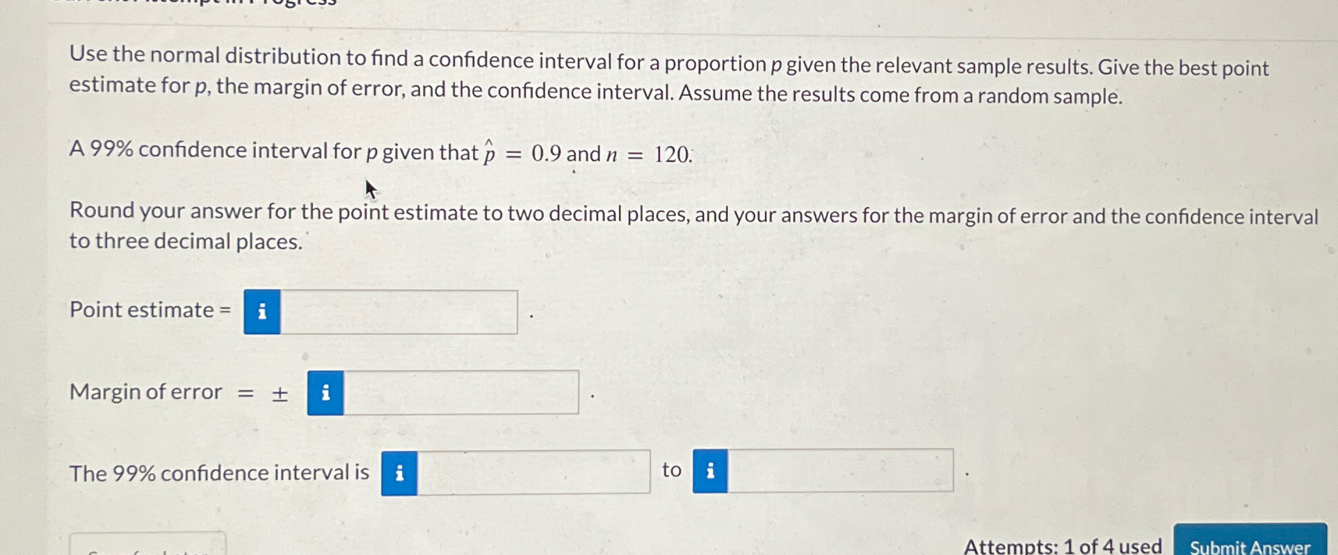 Solved Use the normal distribution to find a confidence | Chegg.com