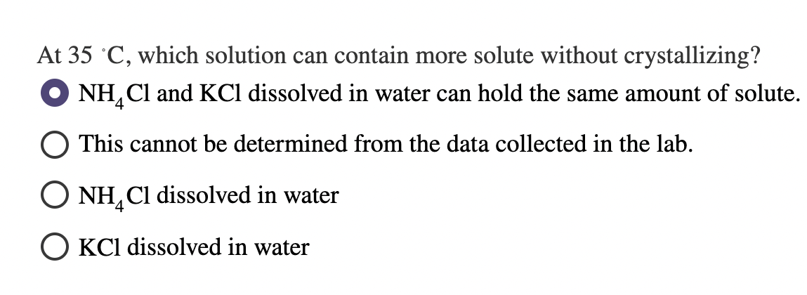 Solved At 35°C, ﻿which solution can contain more solute | Chegg.com