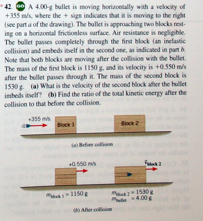 Solved: A 4.00-g Bullet Is Moving Horizontally With A Velo... | Chegg.com
