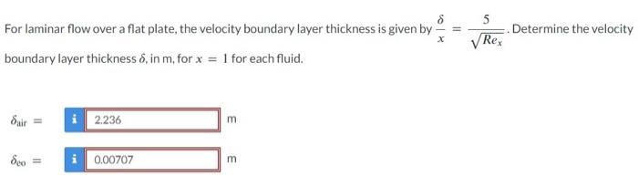 Solved Consider parallel flow over a flat plate for air at | Chegg.com