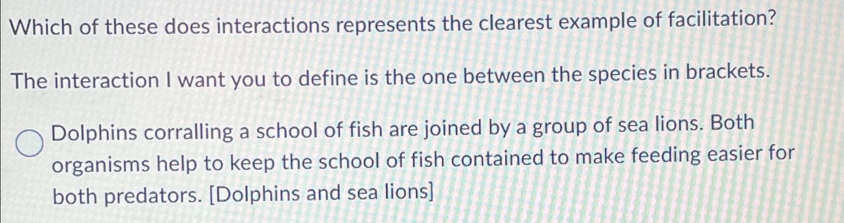 Solved Which of these does interactions represents the | Chegg.com