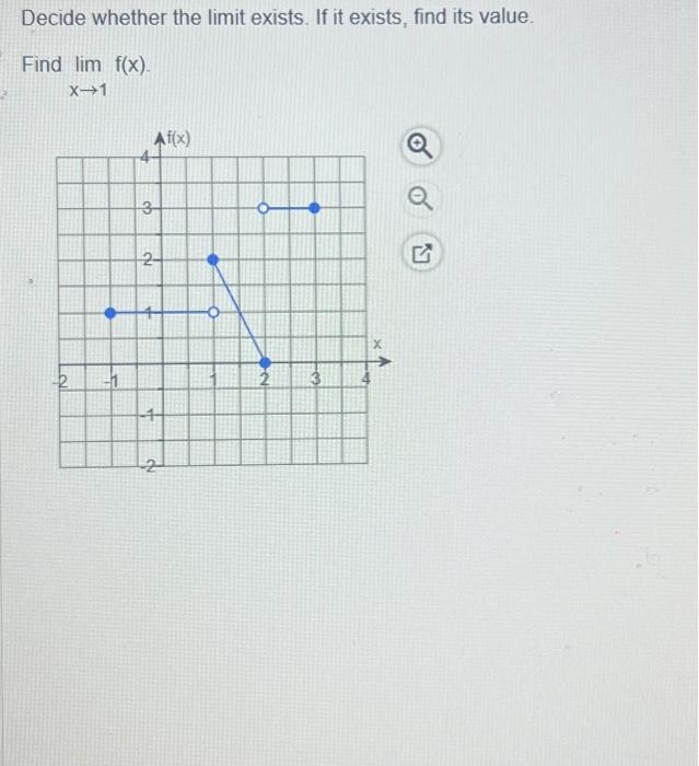 Solved Decide Whether The Limit Exists If It Exists Find 
