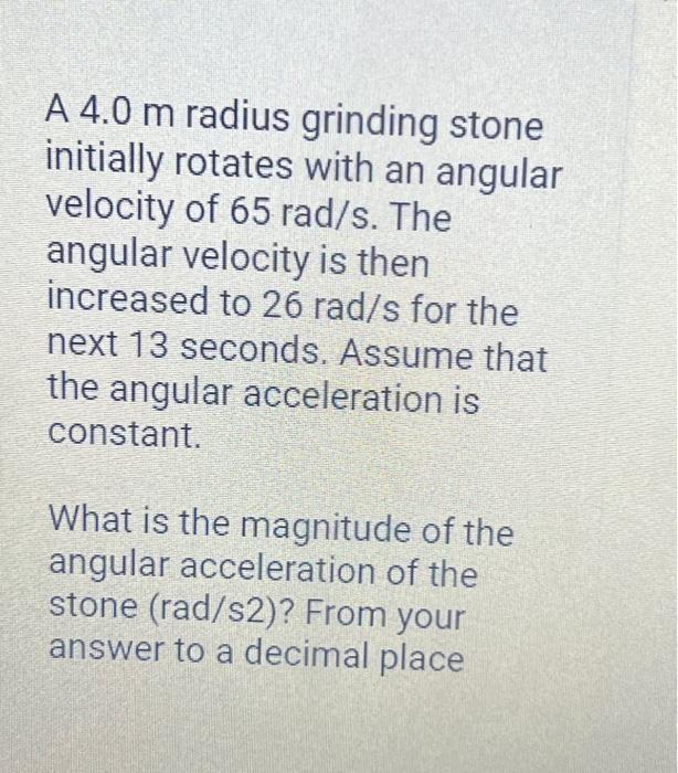 Solved A rotating fan with an initial angular velocity of | Chegg.com