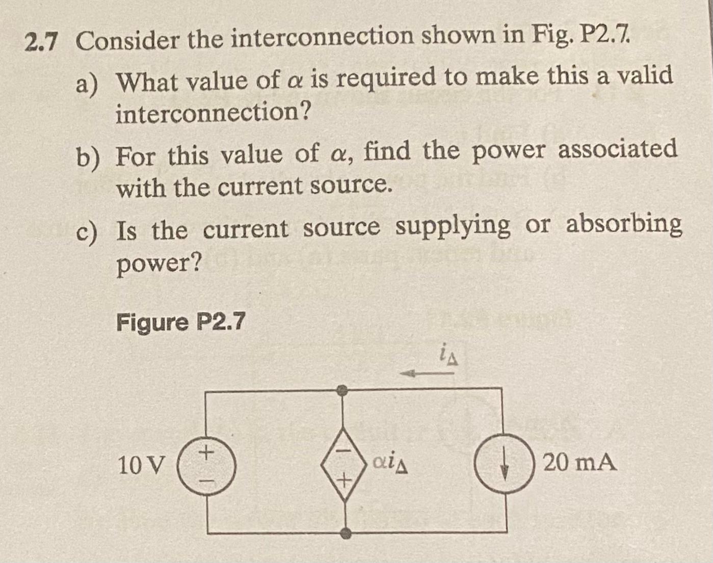 Solved 2.7 ﻿Consider the interconnection shown in Fig. | Chegg.com