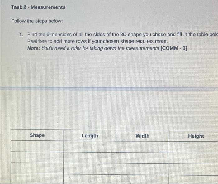 Solved Unit 2 Geometry Task MAP4C1 Due Date: March 23, 2022 | Chegg.com