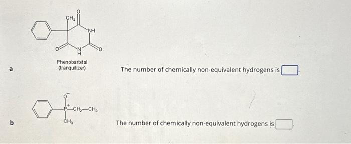 Solved W many kinds of chemically non-equivalent hydrogens | Chegg.com