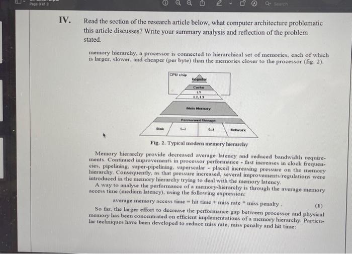 Solved Read the section of the research article below, what | Chegg.com