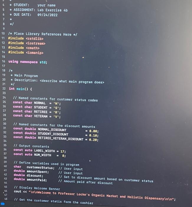 please answer the following in replit.com with cpp | Chegg.com
