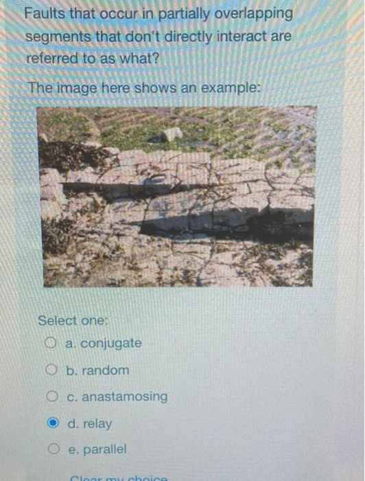 Solved Faults that occur in partially overlapping segments | Chegg.com