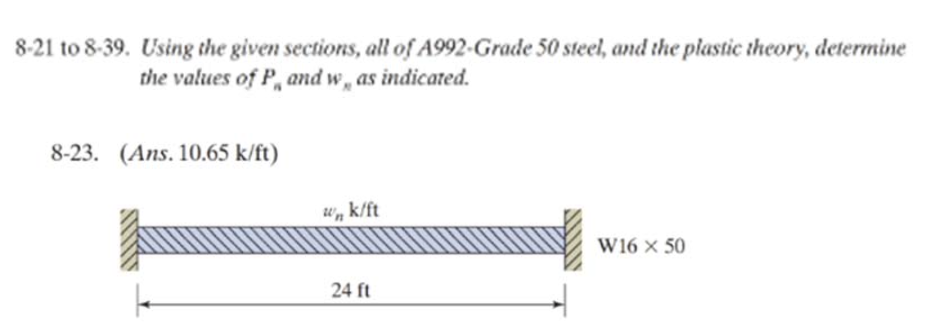 Solved 8-21 ﻿to 8-39. ﻿Using the given sections, all of | Chegg.com