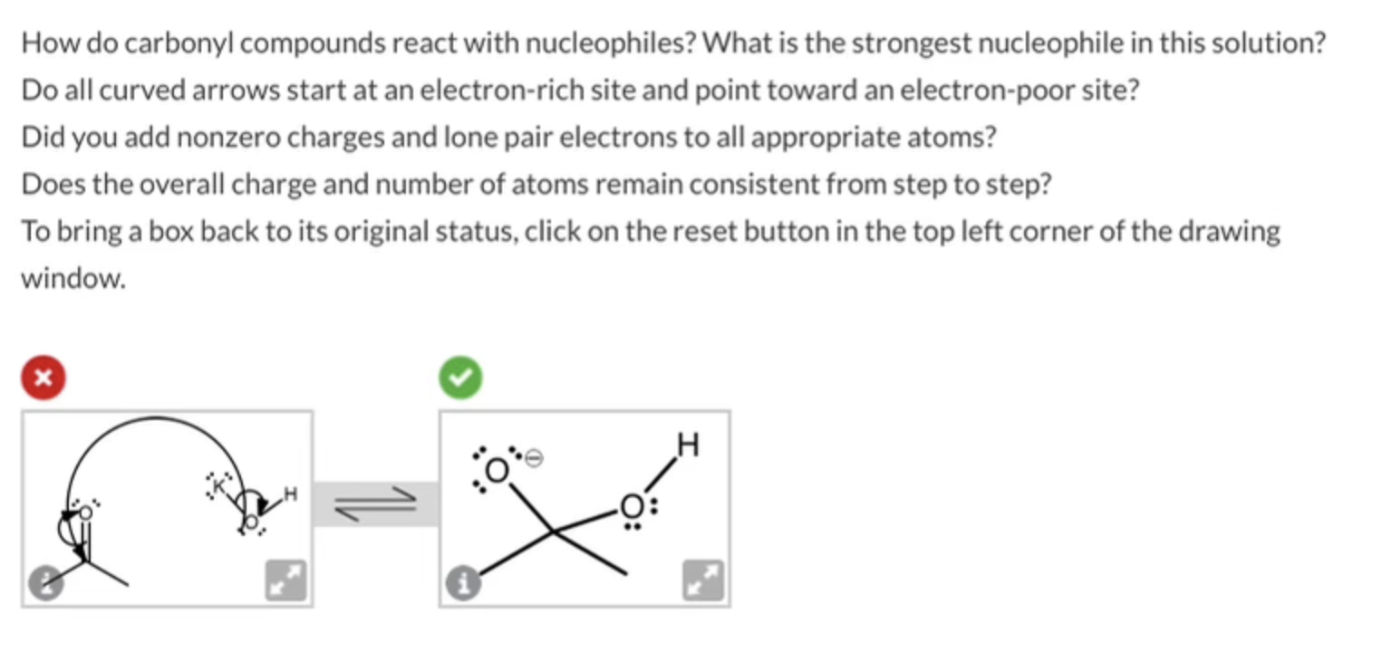 Solved How do carbonyl compounds react with nucleophiles? | Chegg.com
