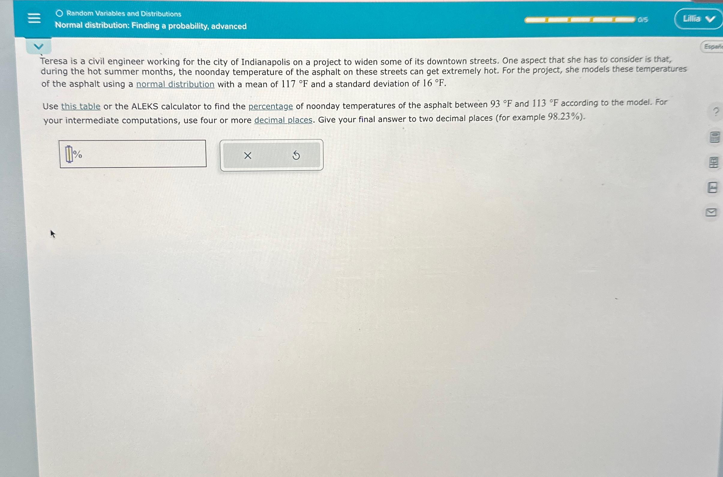 Solved Random Variables and DistributionsNormal | Chegg.com