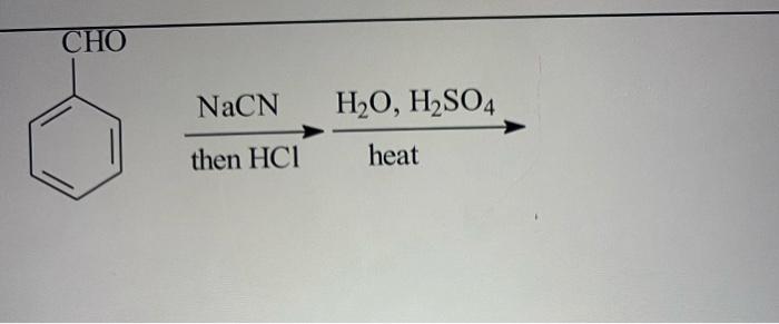 Solved О KOH, CH3OH H Н H heat О CHO NaCN HO, H2SO4 then | Chegg.com