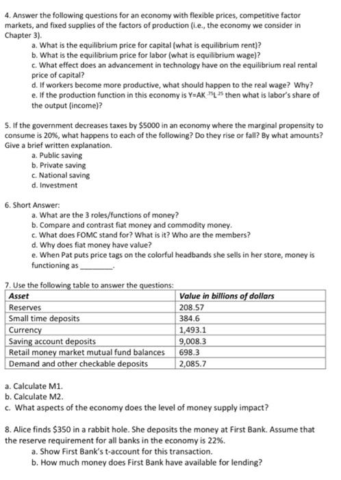 Solved 1. Compare and contrast the following: a. Nominal and | Chegg.com