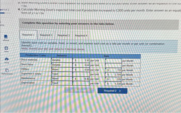 Solved 3 Part 1 of 2 1.5 points eBook Hint Print References | Chegg.com