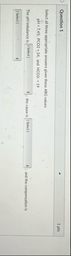 Solved Question 11 ﻿ptsSelect all three appropriate answers | Chegg.com