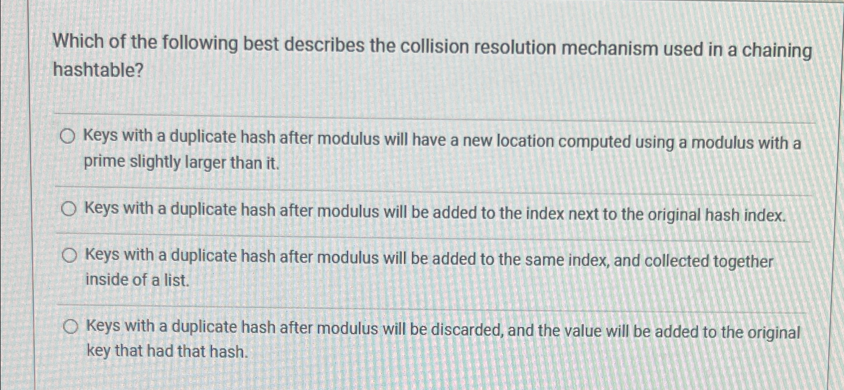 Solved Which of the following best describes the collision | Chegg.com