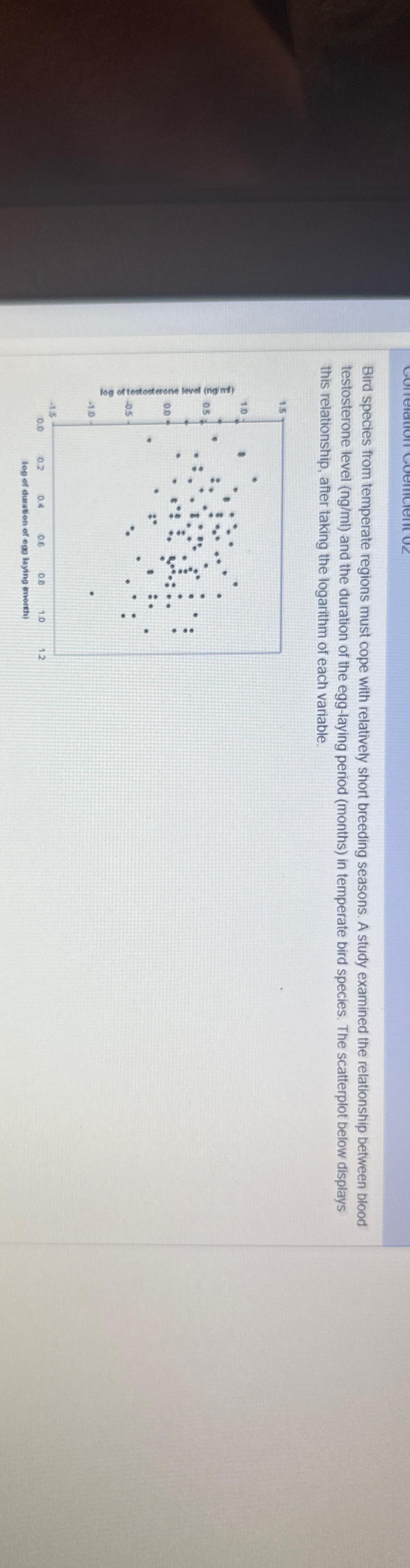 Solved Bird species from temperate regions must cope with | Chegg.com