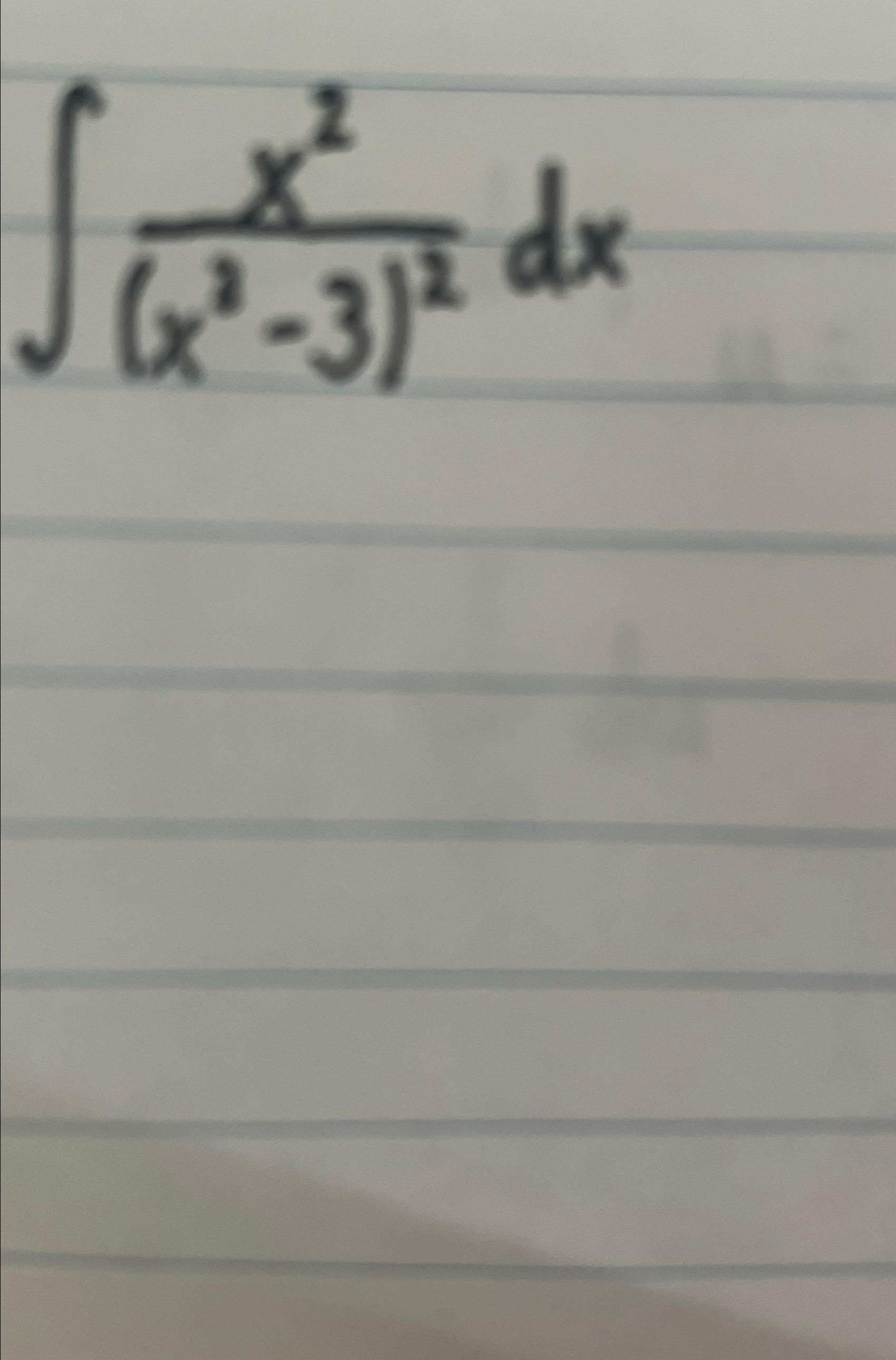 Solved ∫﻿﻿x2(x2-3)2dx | Chegg.com