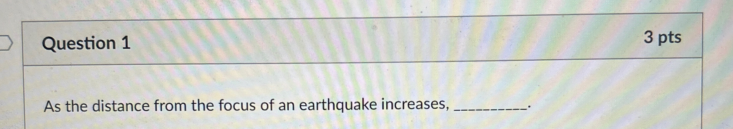 Solved Question 13 ﻿ptsAs the distance from the focus of an | Chegg.com