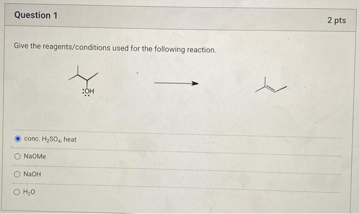 Solved What is the major organic product of the following | Chegg.com