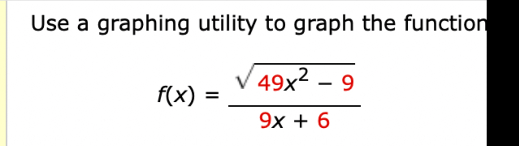 Solved Use a graphing utility to graph the function. AND | Chegg.com