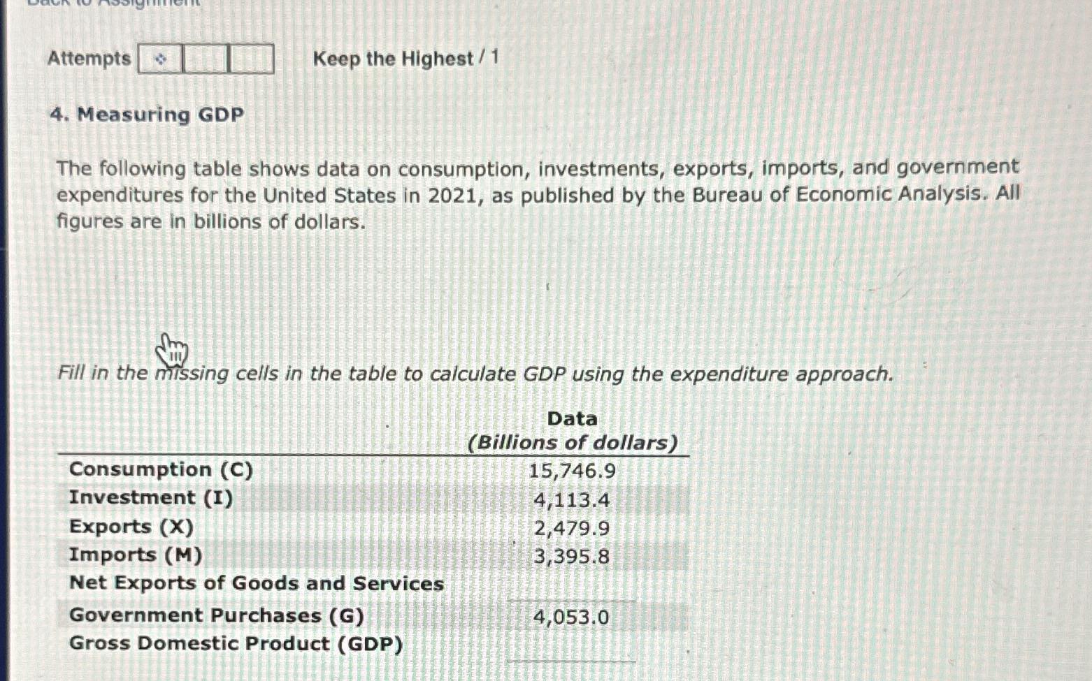 Solved Attempts\table[[,,]]Keep the Highest / 14. ﻿Measuring | Chegg.com