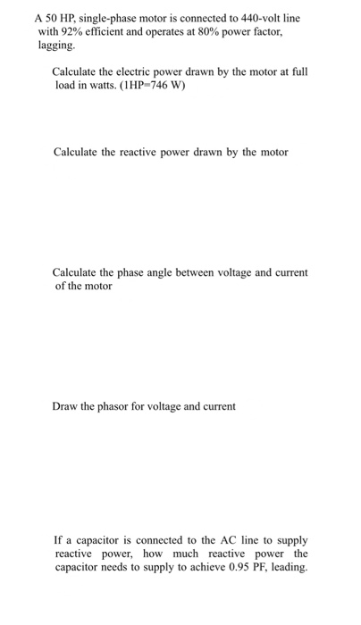 Solved course: Power SystemsPlease show your work and answer | Chegg.com