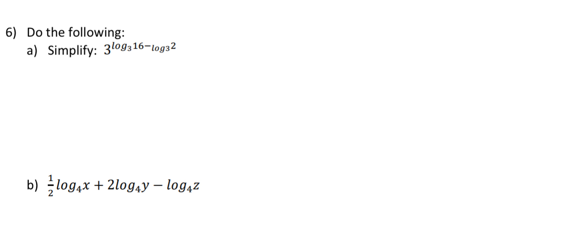 Solved Do the following:a) ﻿Simplify: | Chegg.com